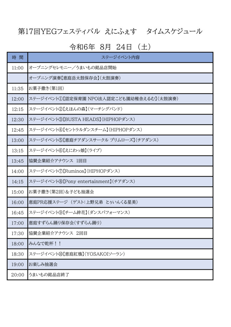恵庭商工会議所青年部